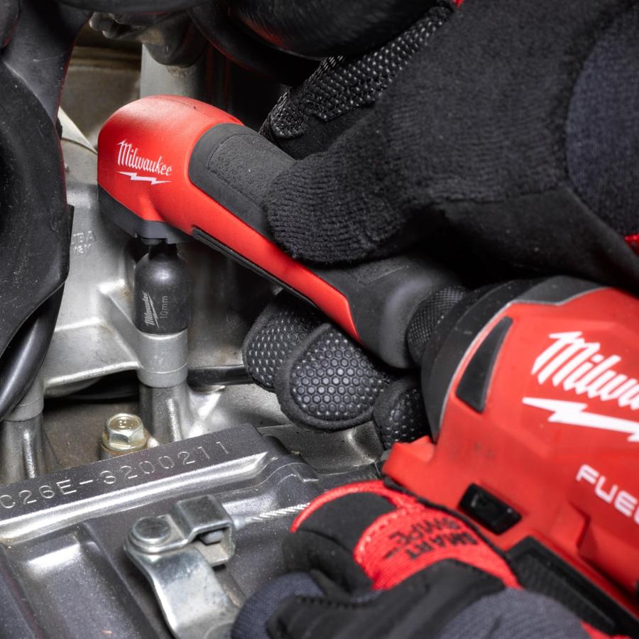 Milwaukee 4932471274 Shockwave Right Angle Attachment with 10 x 1/4 ...