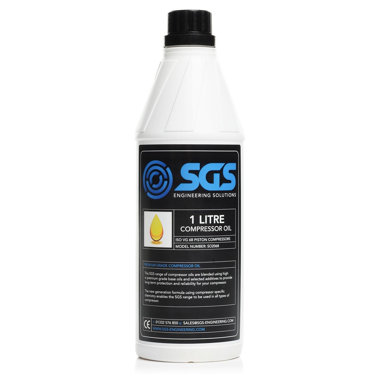 SGS 24 Litre Direct Drive Air Compressor & Starter Kit - 9.6CFM 2.5HP ...
