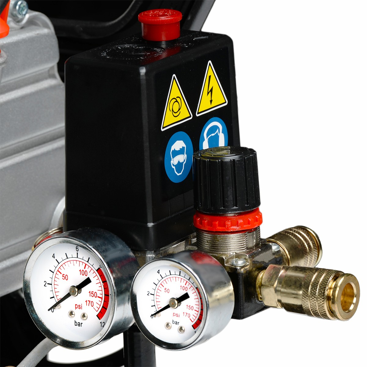 SGS 24 Litre Direct Drive Air Compressor - 9.6CFM, 2.5HP, 24L