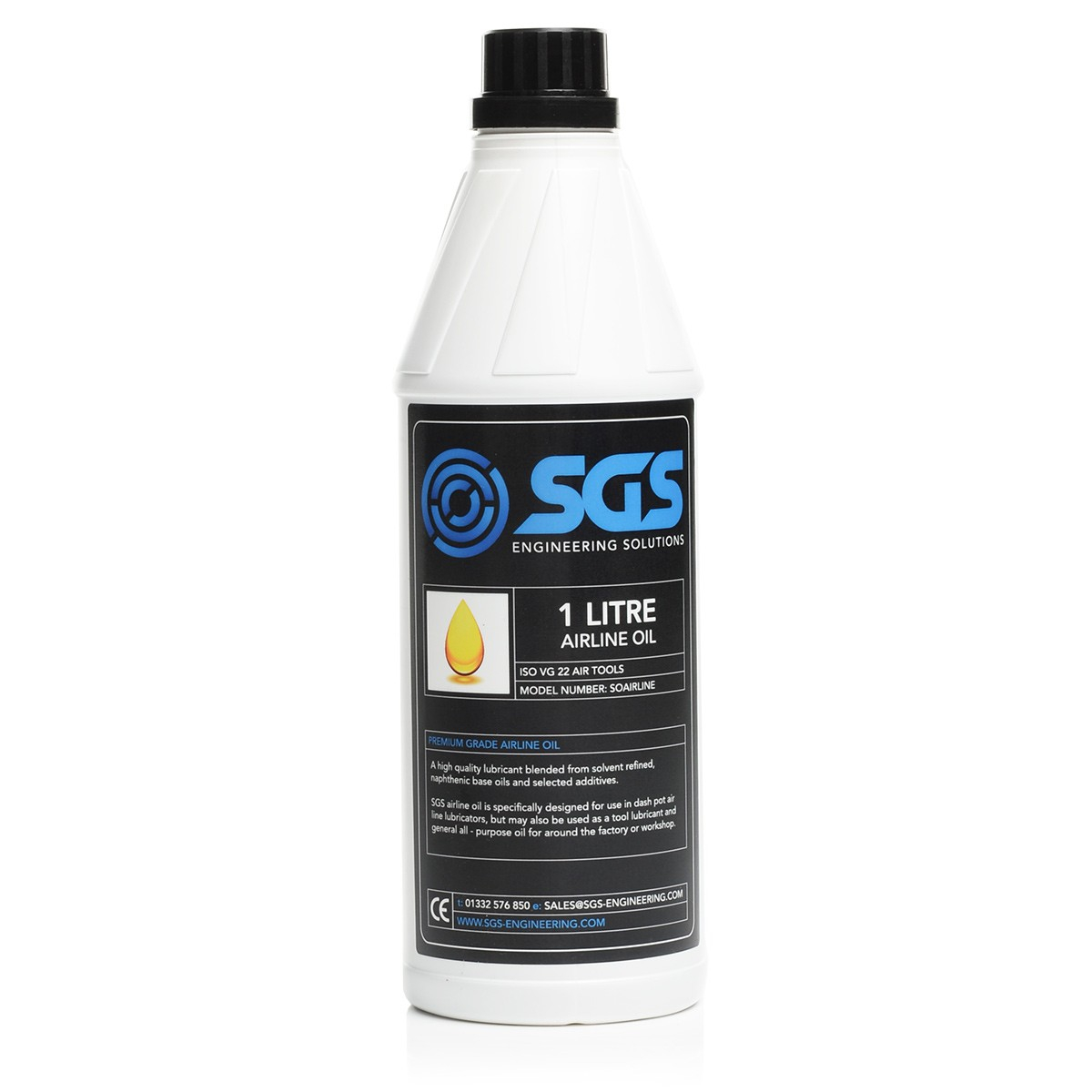 SGS 50 Litre Direct Drive Air Compressor & Starter Kit - 9.6CFM 2.5HP ...