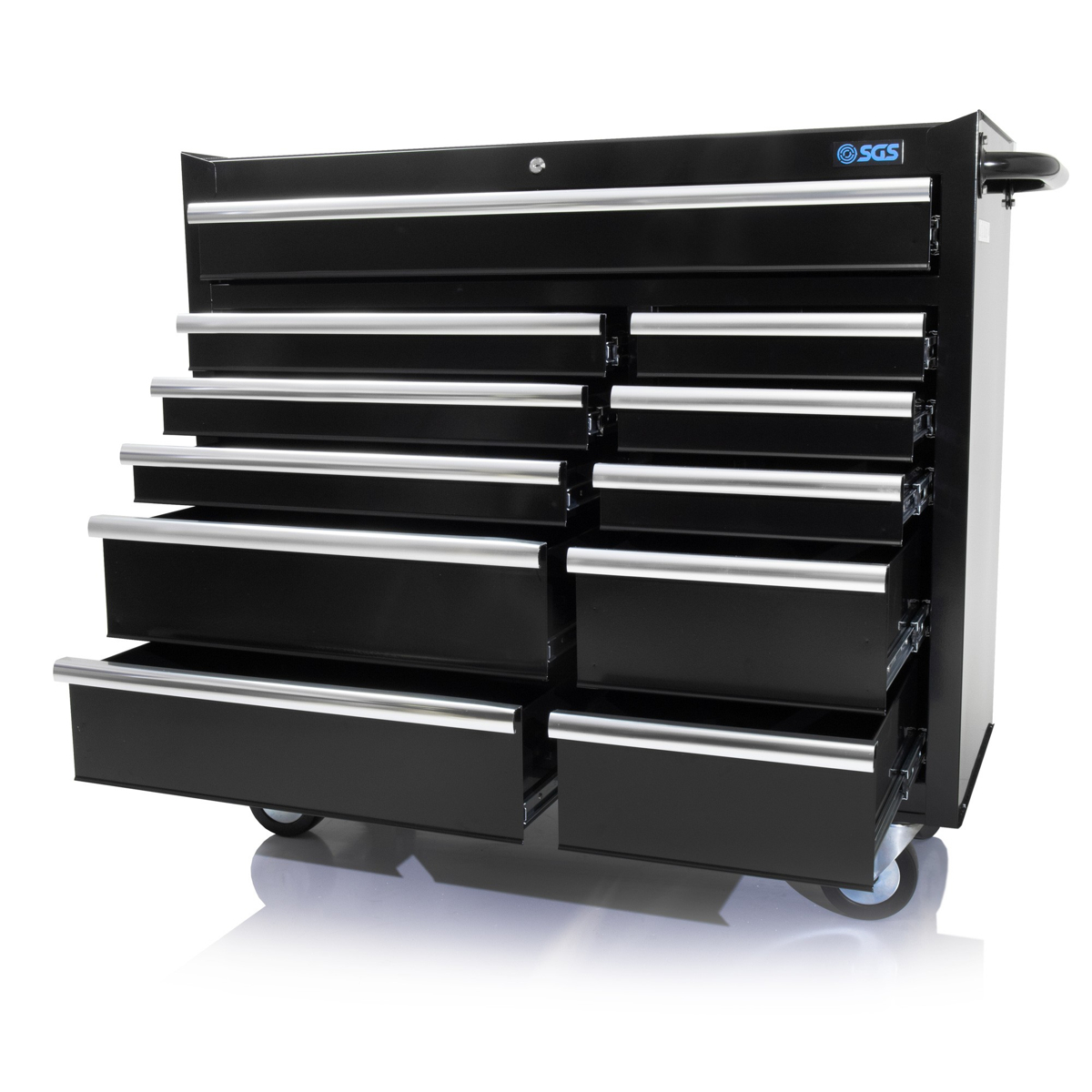 SGS 58" Professional 18 Drawer Tool Cabinet & Side Locker
