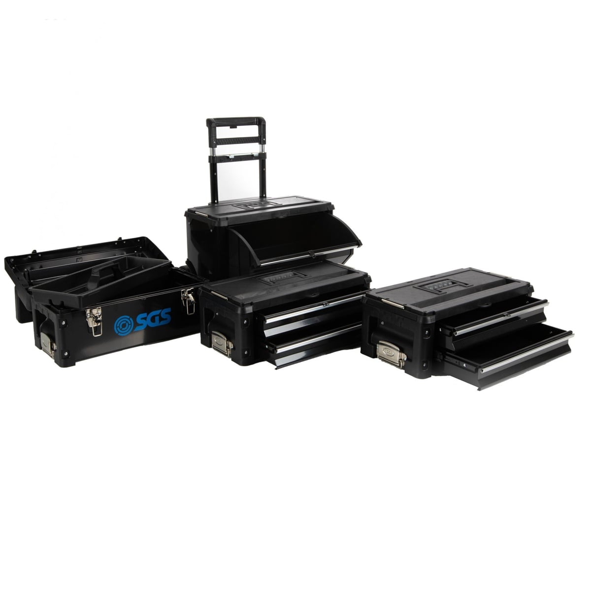 SGS Mobile 4 Part Stackable Tool Box