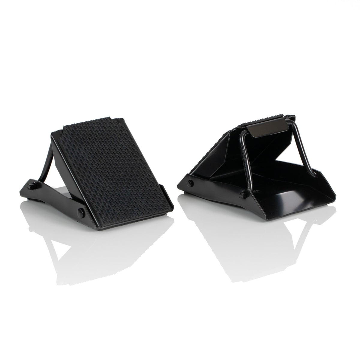 SGS Folding Steel Wheel Chocks With Rubber Feet