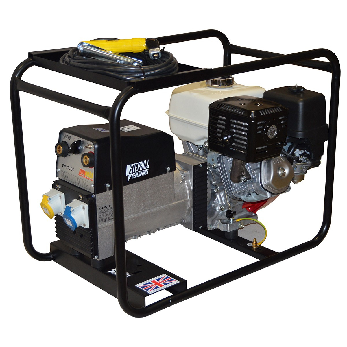 Stephill SW200DC 200 Amp Honda GX390 DC Petrol Welder Generator
