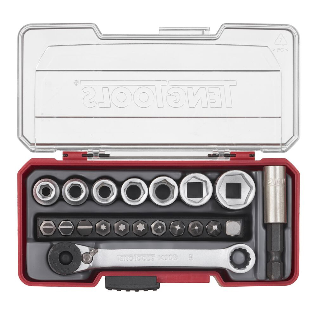 Teng Tools 1/4in Socket Set 20 Pieces