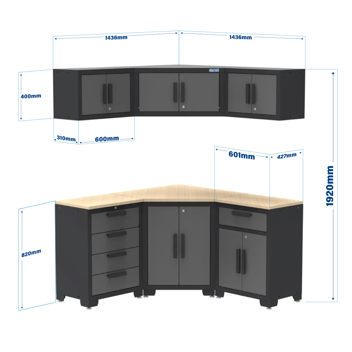 Garage Corner Storage Cabinets Garage Storage System Solutions