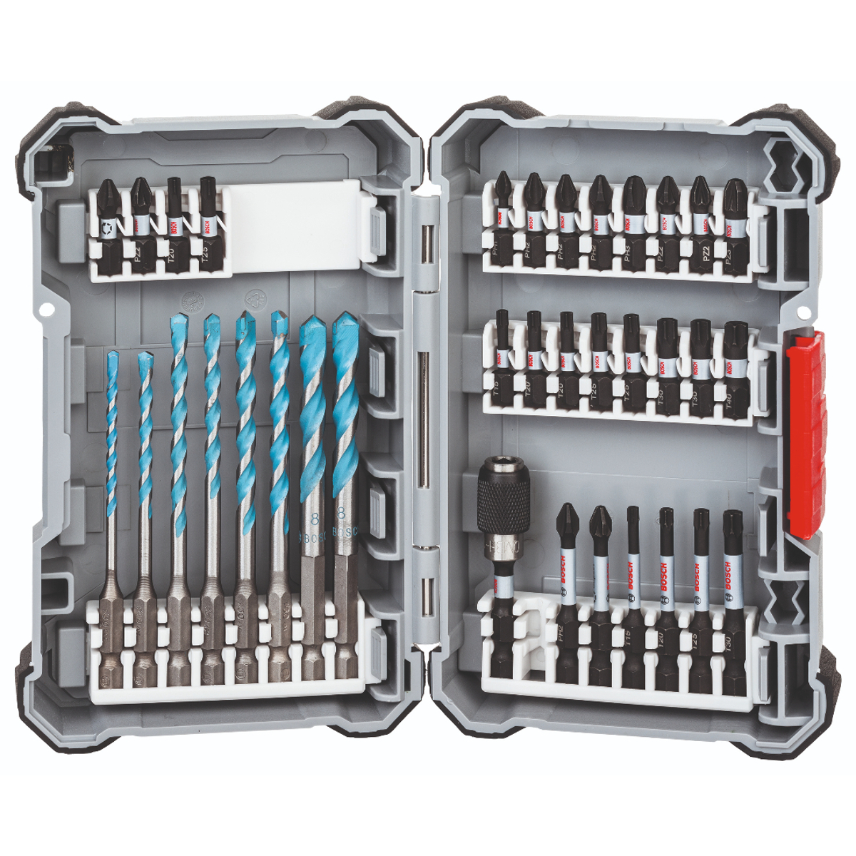Bosch Case L - 35pcs MultiConstruction & SDB Set 2608577147 - SGS