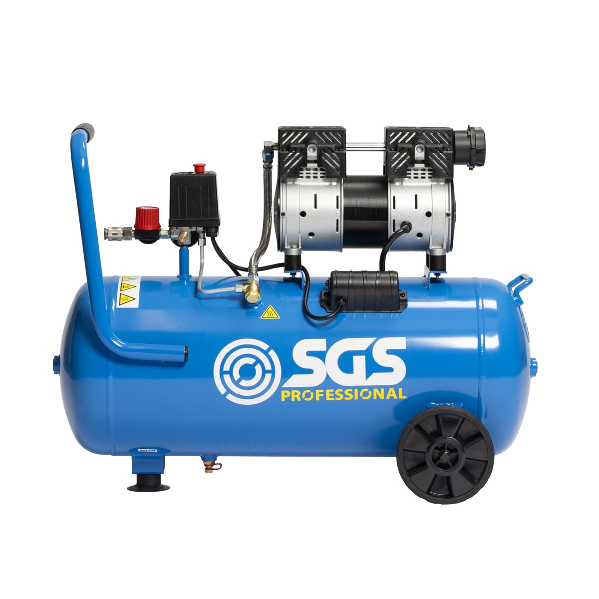 SGS Pro Super Silent 50L Air Compressor - 1HP 4.5CFM