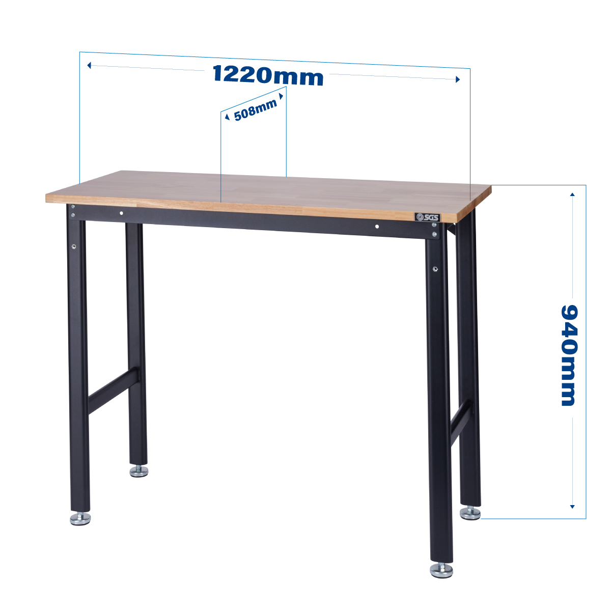 SGS Hardwood Top Heavy-Duty Workstation SWT100