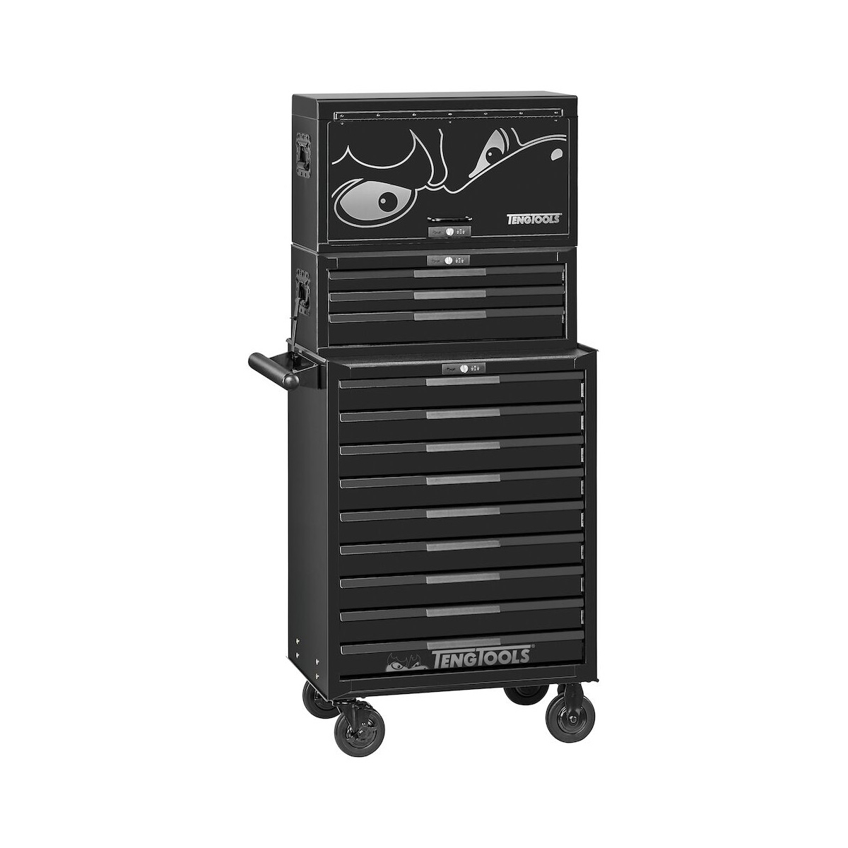 Teng Tools 26in PRO35™ Stack Tool Storage 16 Drawers Black - SGS