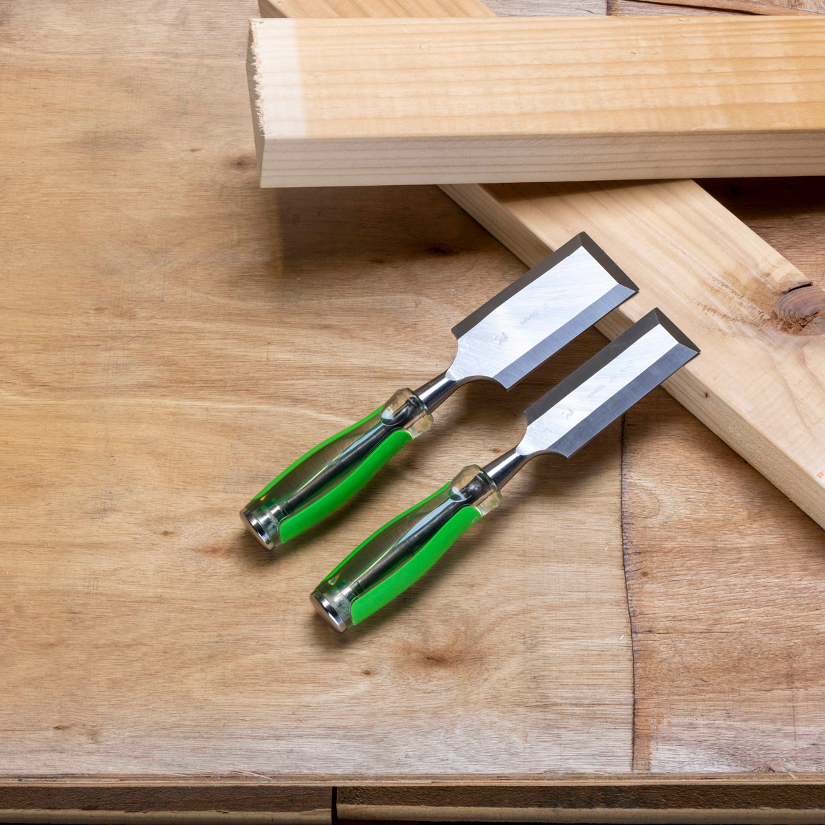 Rikä 2pc Heavy-Duty Chisel Set | 38mm & 50mm Cr-V Wood Chisels